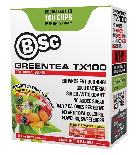 Buy BSc Green Tea TX100 Combo Pack - 20 Serve at Mighty Ape NZ