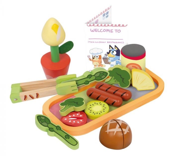 Buy Wooden Dine In With Bluey Set at Mighty Ape NZ