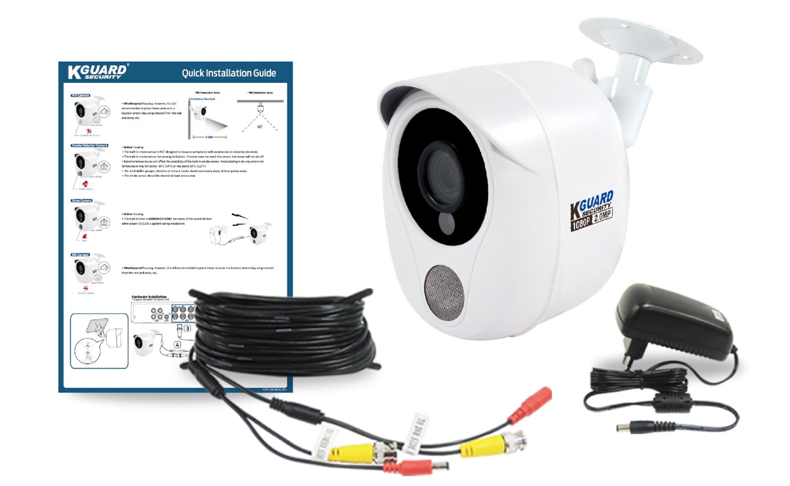 KGUARD: 1080P Security Camera with Siren Function | at Mighty Ape NZ