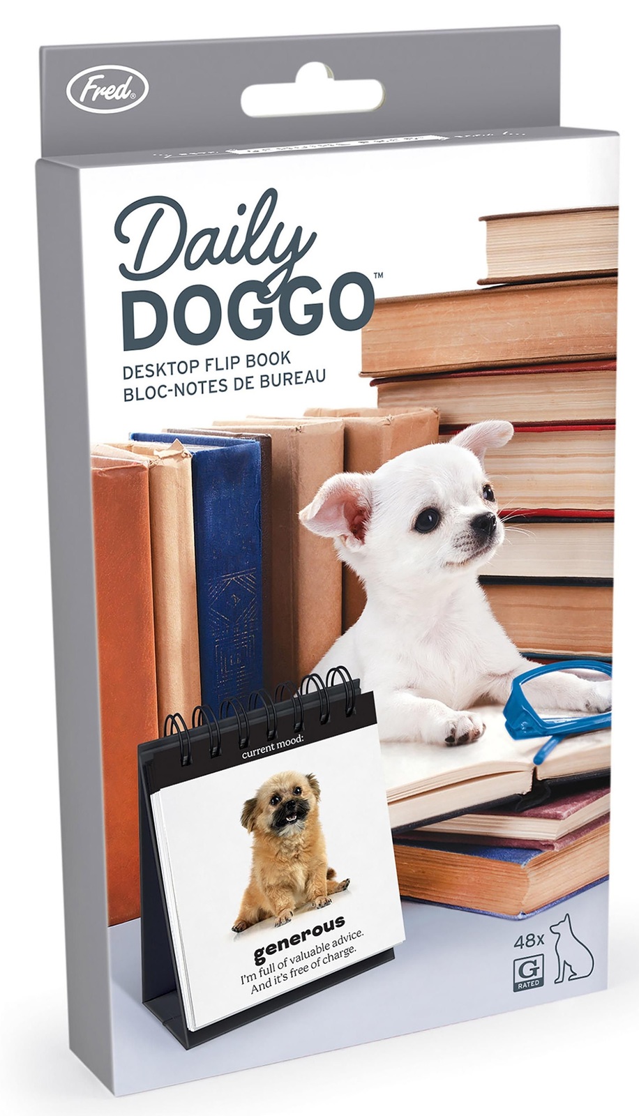 Buy Fred: Daily Doggo Desktop Flip Book at Mighty Ape NZ