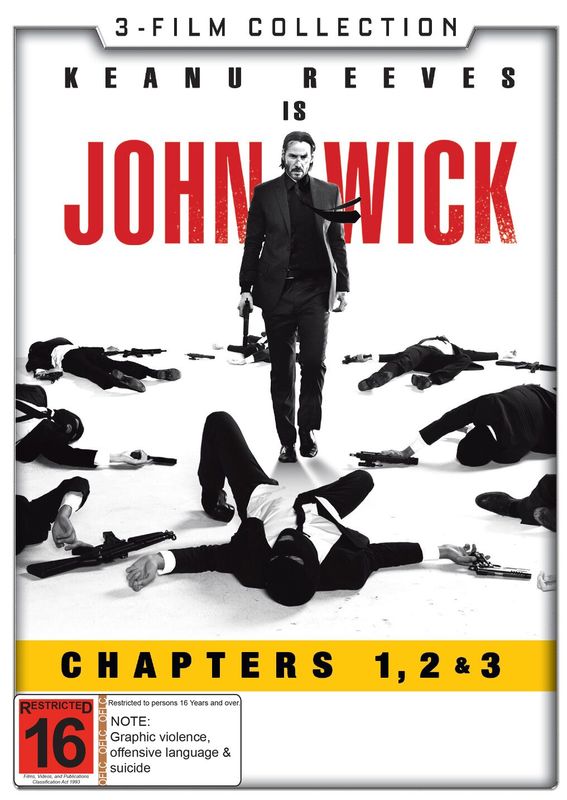 John Wick - 3-Movie Franchise Pack | DVD | Buy Now | at Mighty Ape NZ