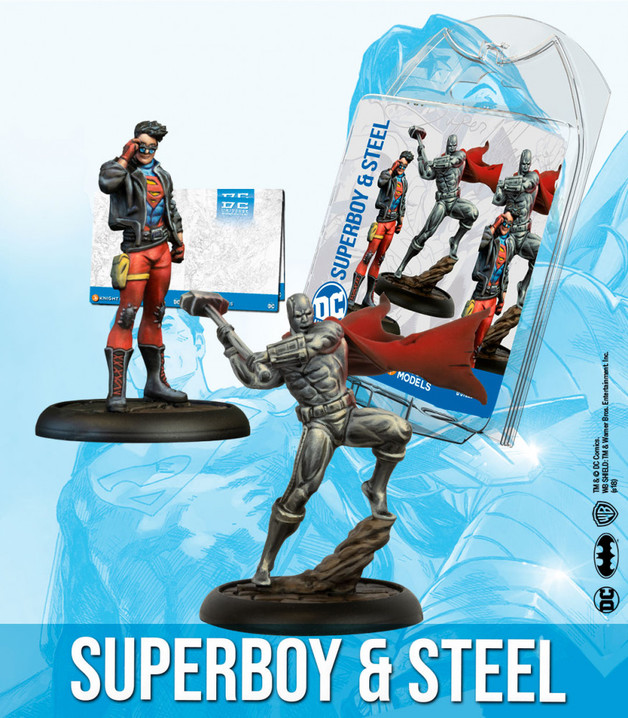Knight Models DC Universe: Superboy & Steel | at Mighty Ape NZ