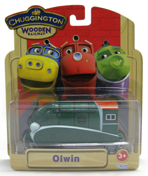Buy Chuggington Wooden Engine - Olwin at Mighty Ape NZ