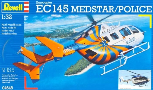 132 EC145 Medstar/Police - Model Kit | at Mighty Ape NZ
