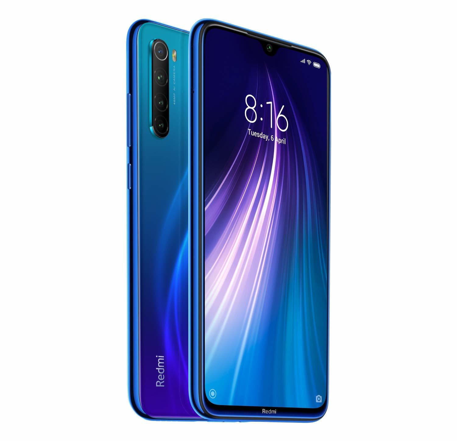 Xiaomi Redmi Note 8 (Dual SIM / 64GB / 4GB RAM) - Neptune Blue | at ...