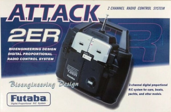Futaba Attack 2ER - 2 Channel AM Radio Gear | at Mighty Ape Australia
