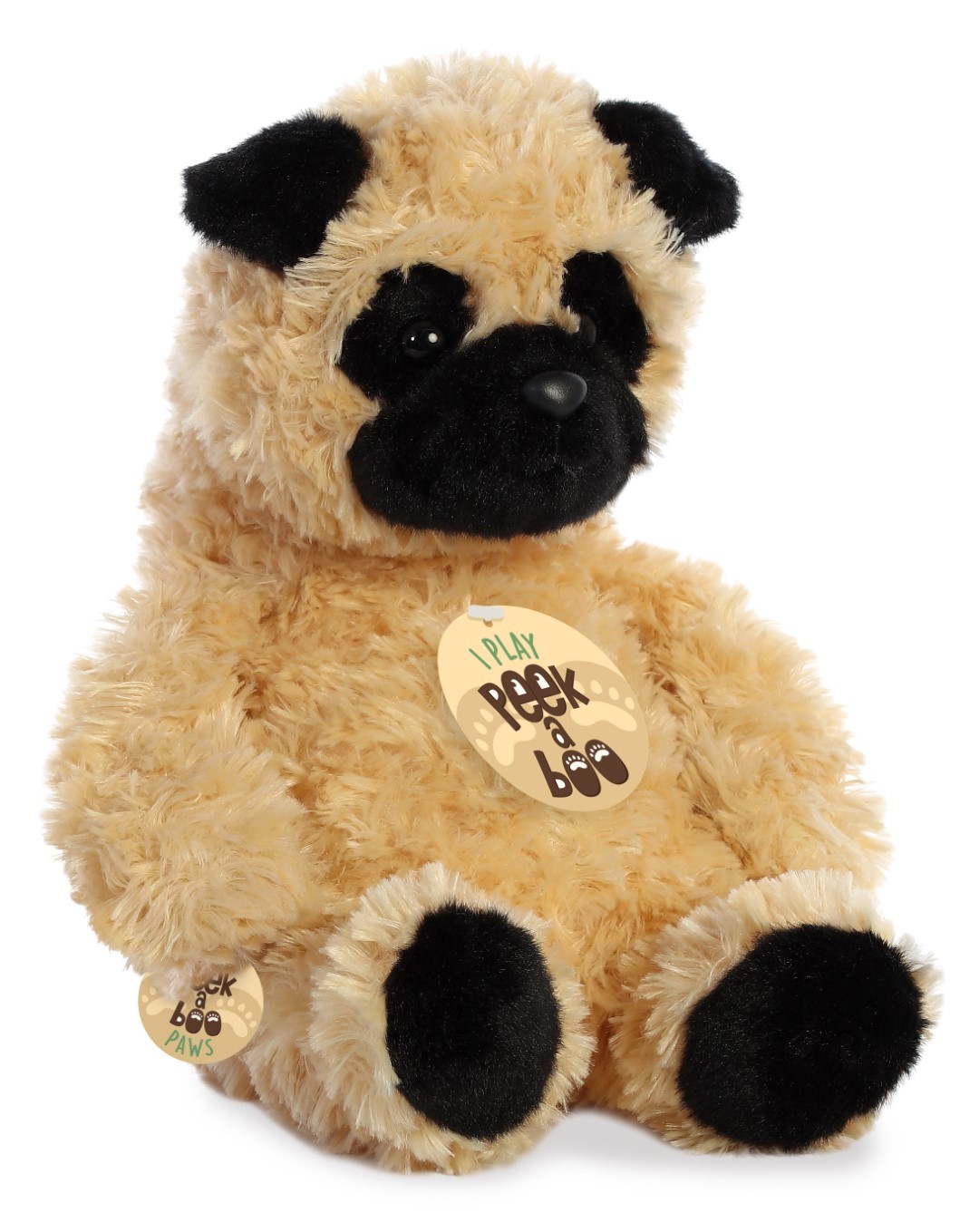 Buy Peek A Boo Plush - Pug at Mighty Ape NZ