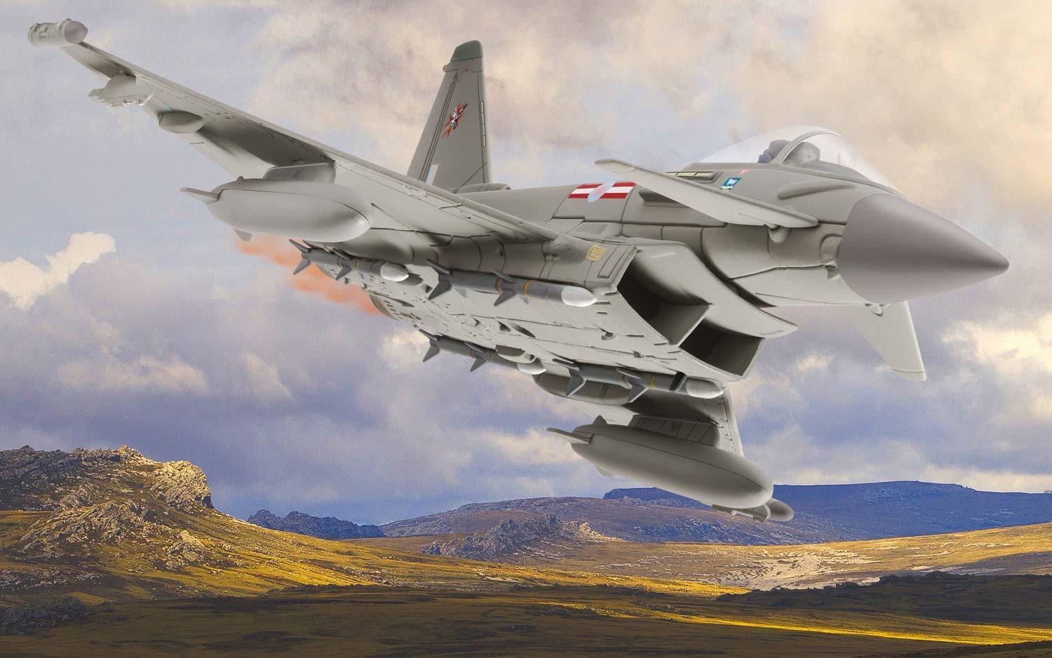 1/72 Eurofighter Typhoon: RAF 'Charity - Diecast Model | at Mighty Ape NZ