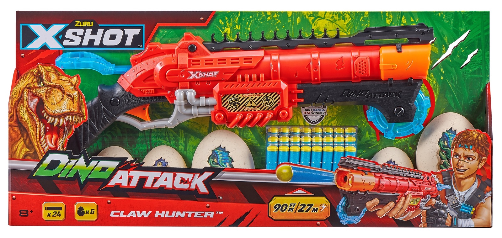 Buy X-Shot: Dino Attack Blaster - Claw Hunter at Mighty Ape NZ
