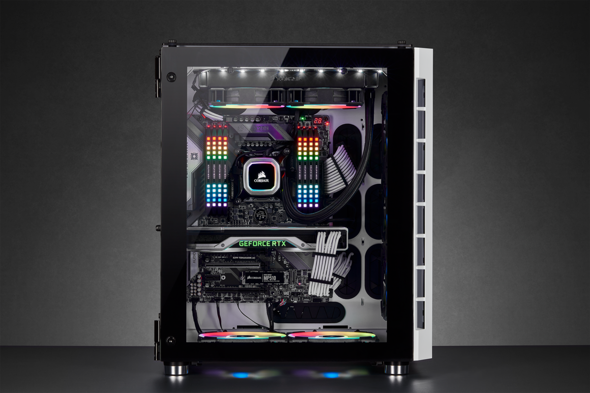 Corsair Crystal Series 680x Rgb Tempered Glass Smart Mid Tower Case At Mighty Ape Nz