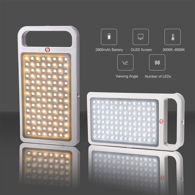 Zomei: Square Photography Portable Rechargeable LED Fill Video Light ...