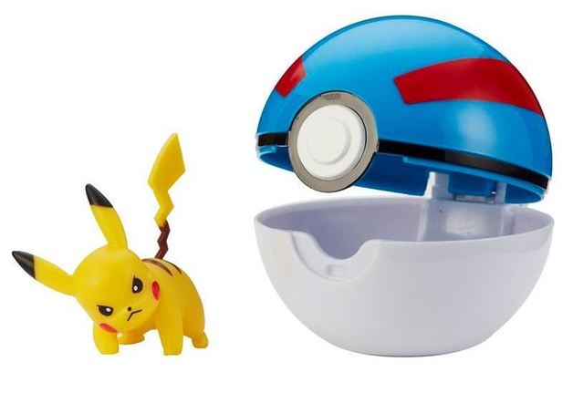 Buy Pokemon: Clip-N-Go Ball - Pikachu at Mighty Ape NZ