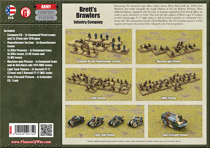 Flames of War: Great War - Brett's Brawlers Army Box | at Mighty Ape NZ