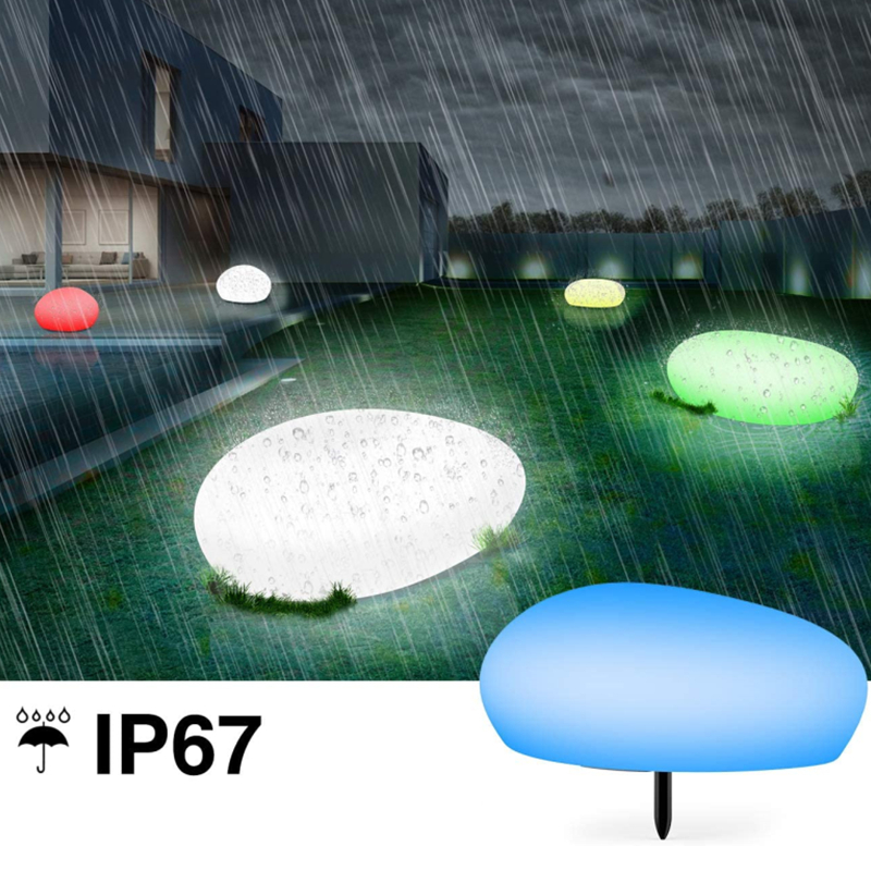 LED Solar Stone Light | at Mighty Ape NZ