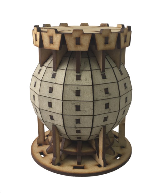 Tabletop Scenics – Sector 3 Sphere Silo | at Mighty Ape NZ