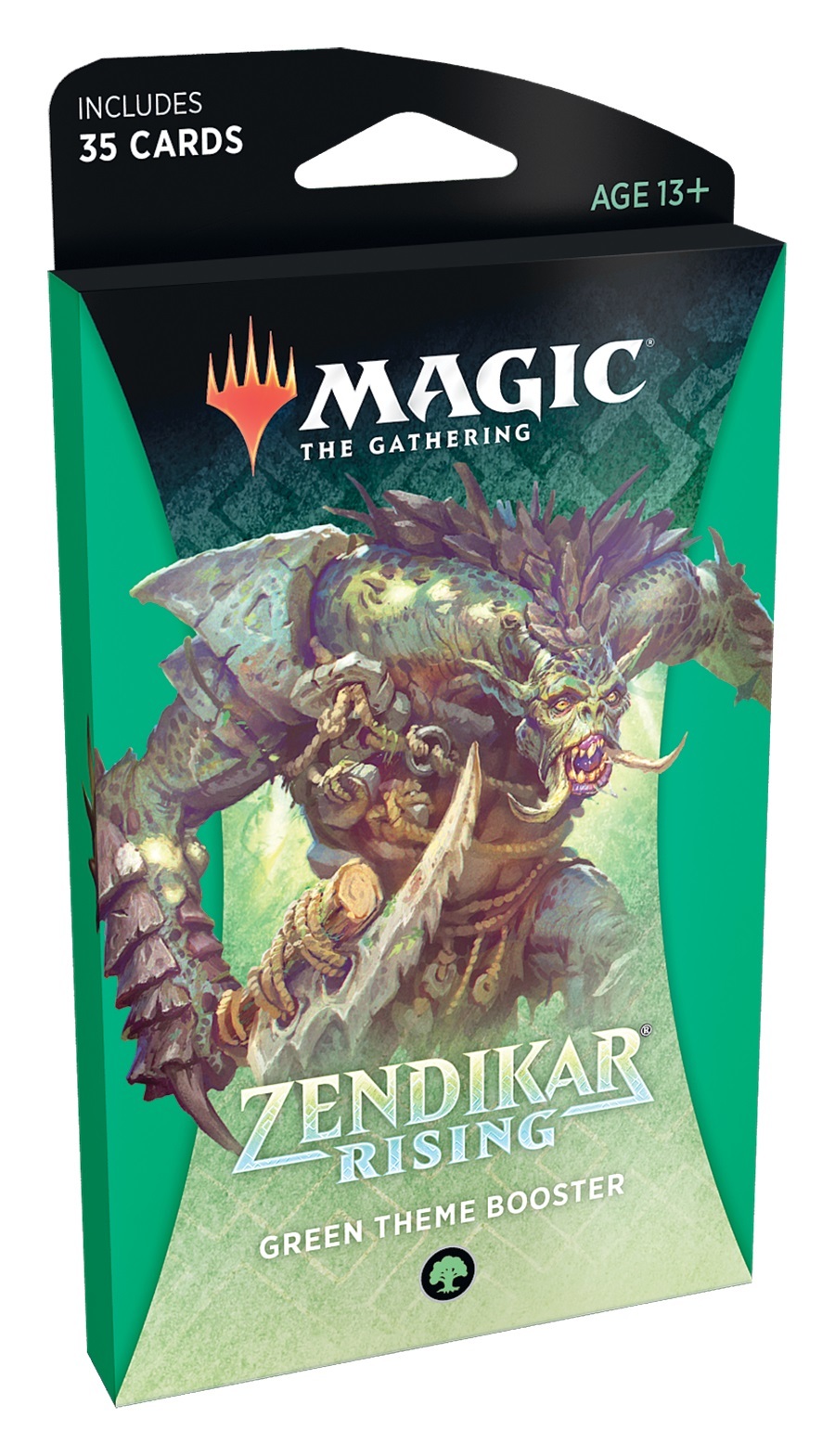 Magic the Gathering: Zendikar Rising Green Theme Booster (35 Cards ...