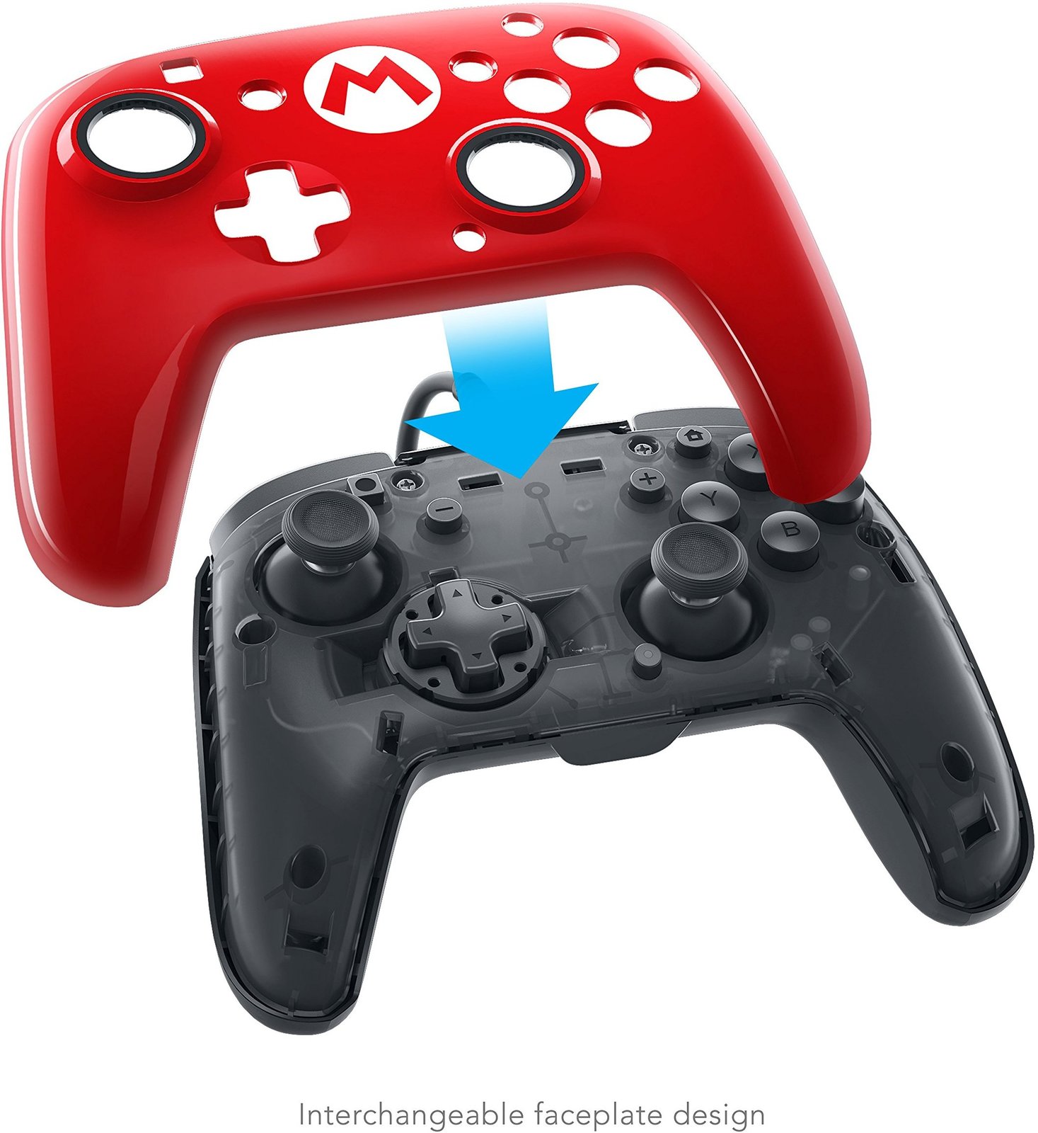 PDP Faceoff Wired Pro Controller for Switch - Mario (2 pack) | Switch ...