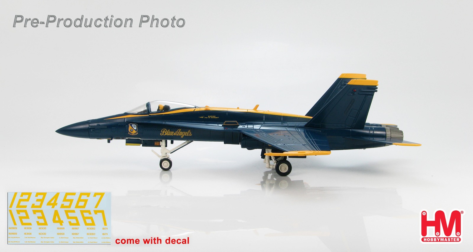 Hobby Master: 1/72 HA3514 McDonnell Douglas F/A-18C "Blue Angels 2010 ...