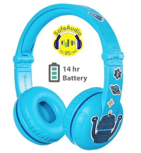 BuddyPhones: PLAY Wireless Bluetooth Volume-Limiting Kids Headphones ...