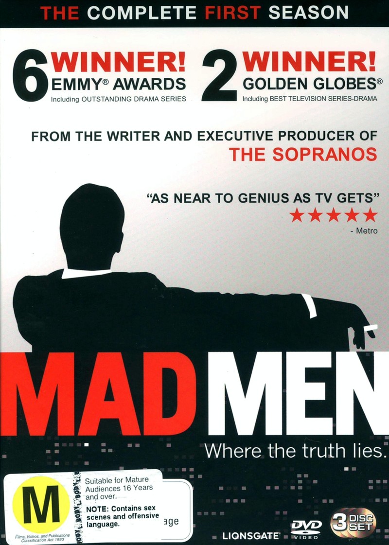Mad Men - The Complete 1st Season (3 Disc Set) | DVD | Buy Now | at ...