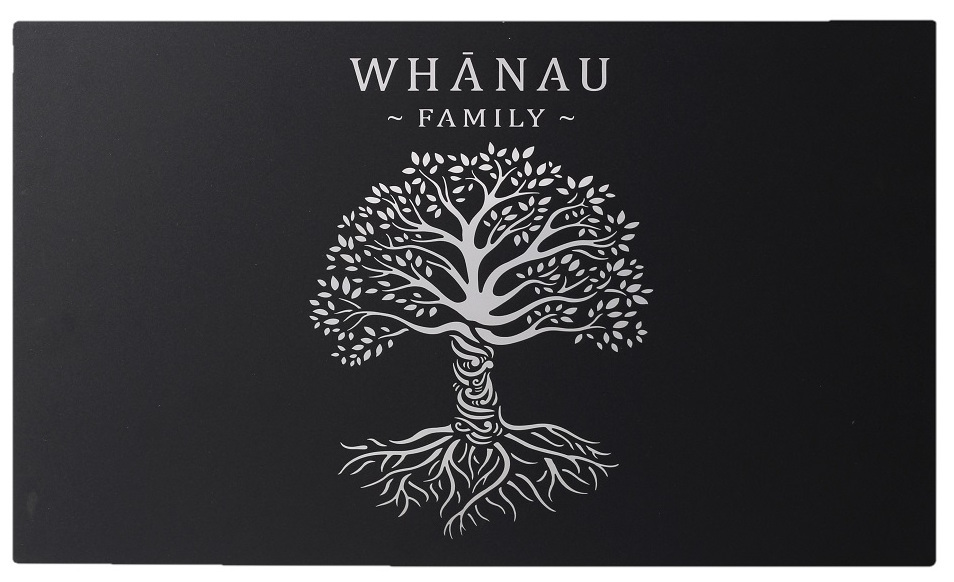 Whanau Metal Wall Art - Black | at Mighty Ape NZ