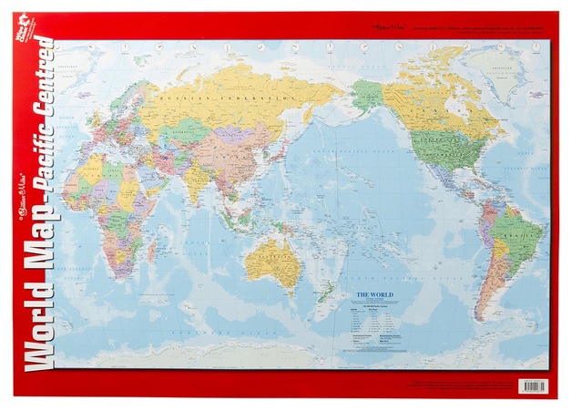 Buy Gillian Miles - World Map - Wall Chart at Mighty Ape NZ