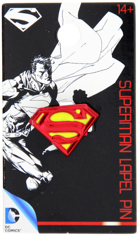 Superman - Logo Colour Enamel Lapel Pin | at Mighty Ape NZ