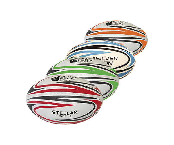 Buy Silver Fern Stellar Rugby Ball (Size 5) at Mighty Ape NZ