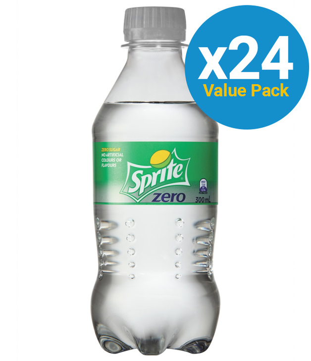 Sprite Zero 300ml (24 Pack) | at Mighty Ape NZ