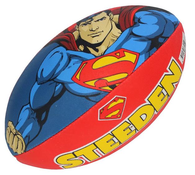 Buy Superman Rugby Ball at Mighty Ape NZ