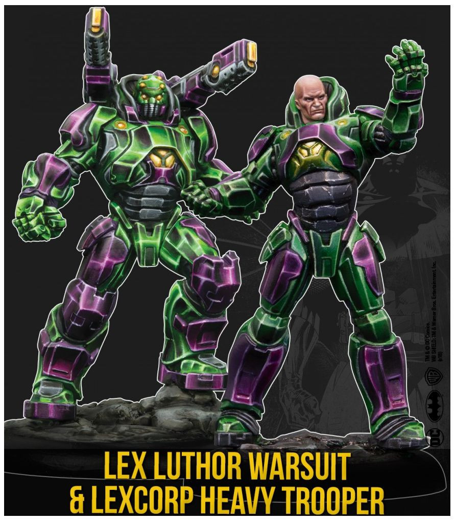 Batman: Miniatures Game - Lex Luthor Warsuit & Heavy Trooper | at ...