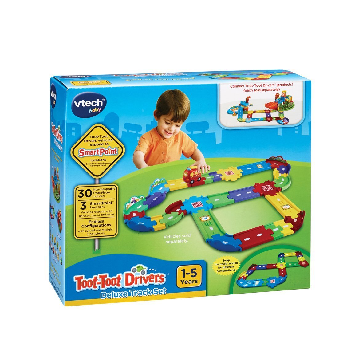 Buy VTech: Toot-Toot Drivers Deluxe Track Set at Mighty Ape NZ
