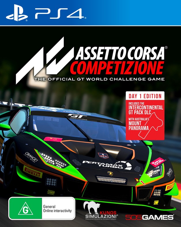 Assetto Corsa Competizione Day 1 Edition | PS4 | Buy Now | at Mighty Ape NZ