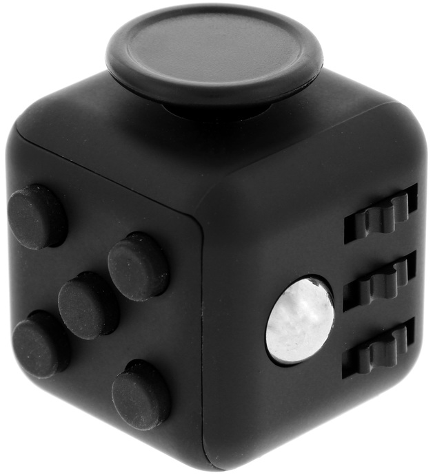 Buy Anti-Stress Cube (Black/Black) at Mighty Ape NZ