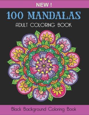 Black Background Coloring Book- 100 Mandalas | Harry Ellison Book | Buy ...