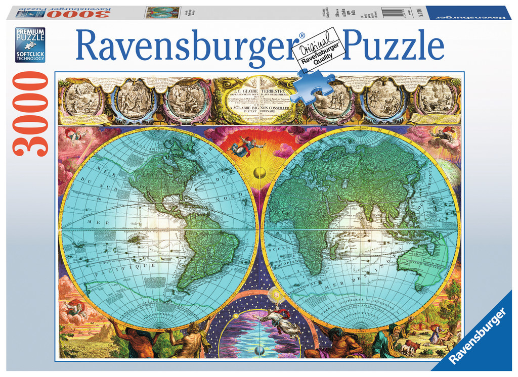 Ravensburger: Antique Map - 3000pc Puzzle | Board Game | at Mighty Ape NZ