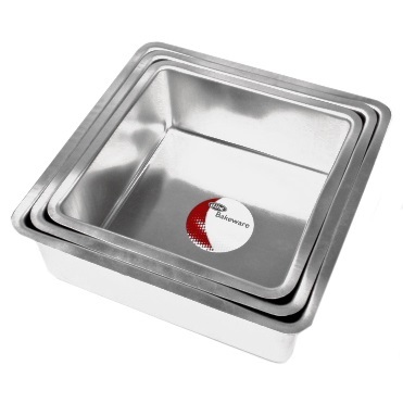 Deep Square Cake Pan Set | at Mighty Ape NZ