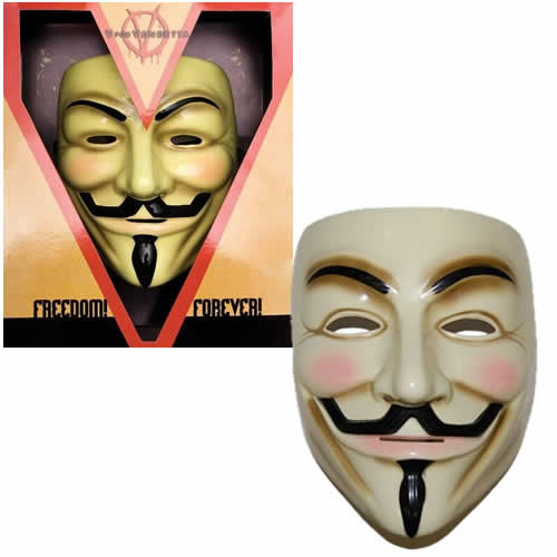 V For Vendetta Deluxe Mask | Men's | at Mighty Ape NZ