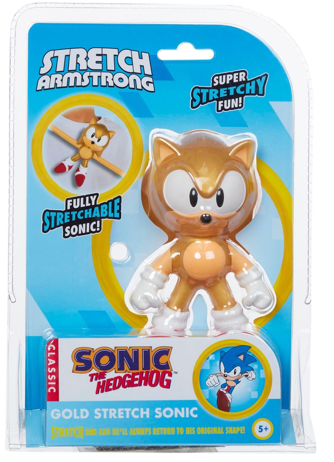 Sonic the Hedgehog: Gold Sonic - Stretch Armstrong Images at Mighty Ape NZ