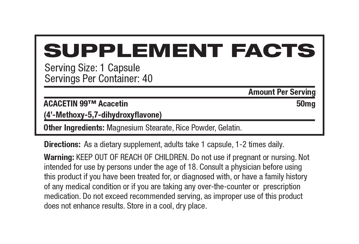 Buy SD Pharmaceuticals Acacetin 99 (40 Caps) at Mighty Ape NZ