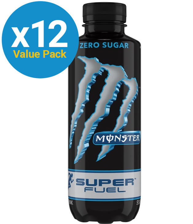 Monster Super Fuel Fantasy Fruit Zero Sugar 550ml (12 Pack) | at Mighty ...