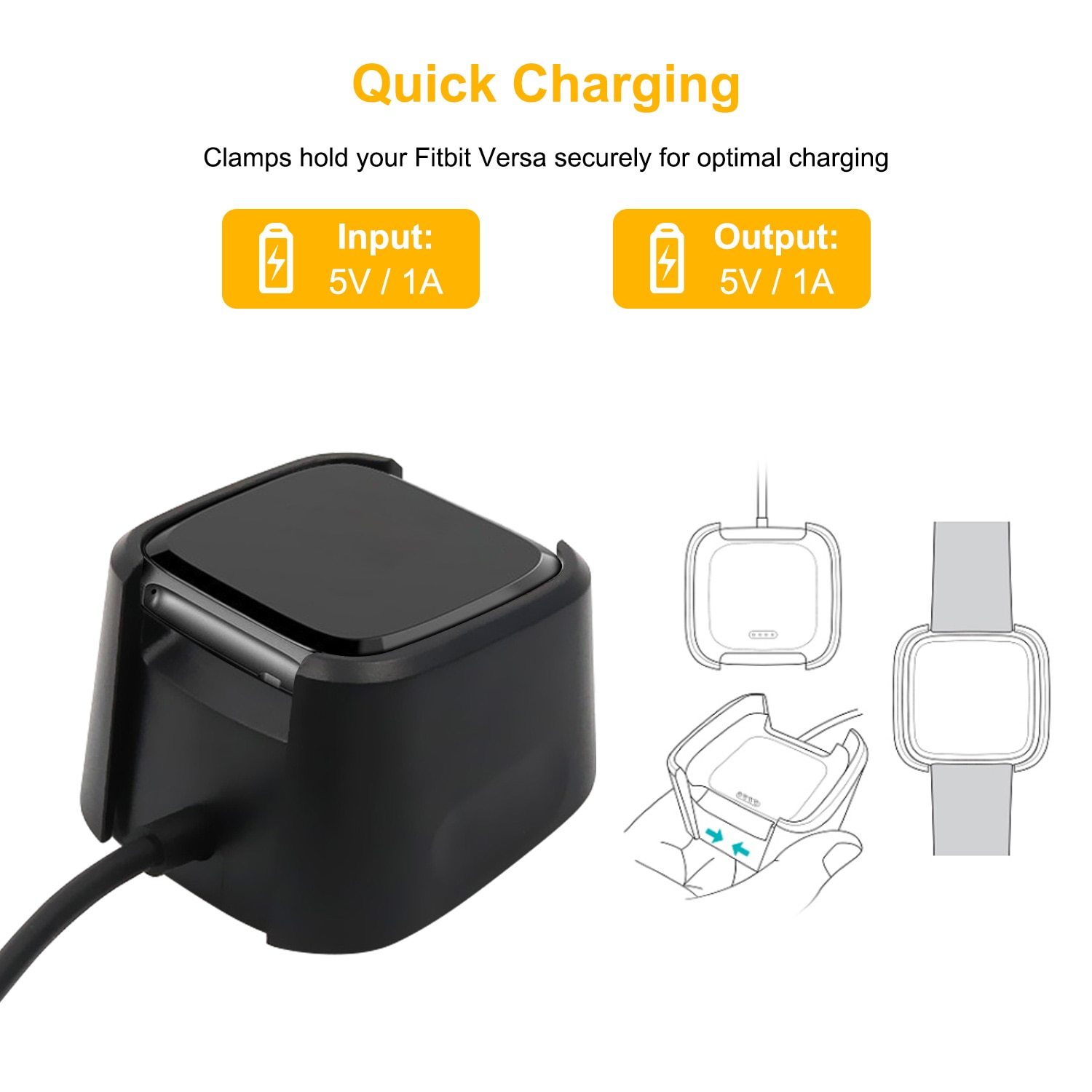 OEM Fitbit Versa Charging Dock | at Mighty Ape NZ