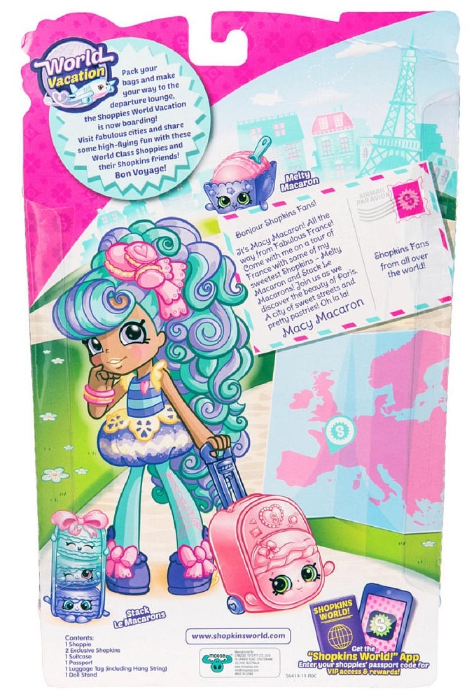 Buy Shopkins: Macy Macaron - Shoppies Doll at Mighty Ape NZ