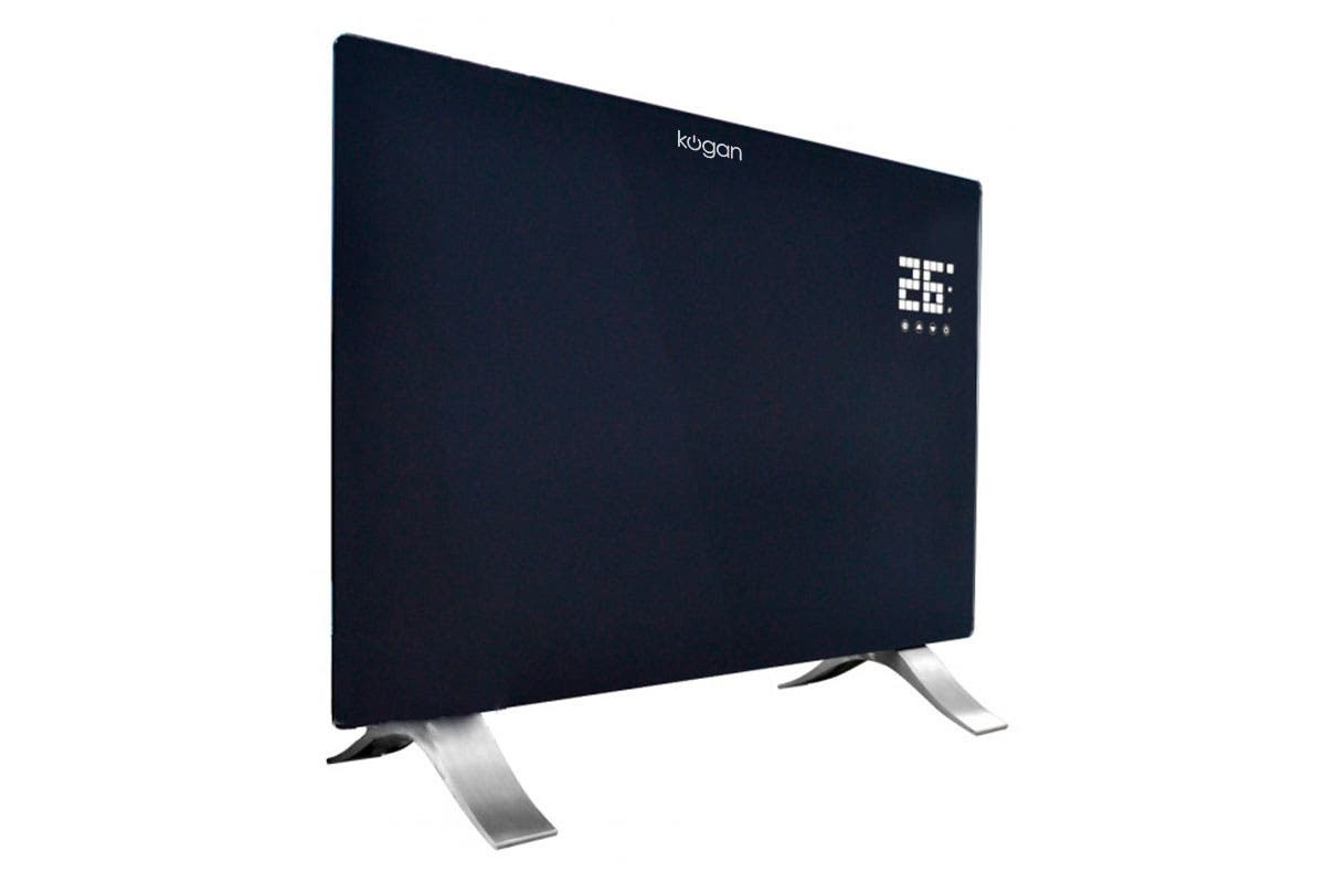 Buy Kogan SmarterHome 2400W Smart Glass Panel Heater (Black) at Mighty ...