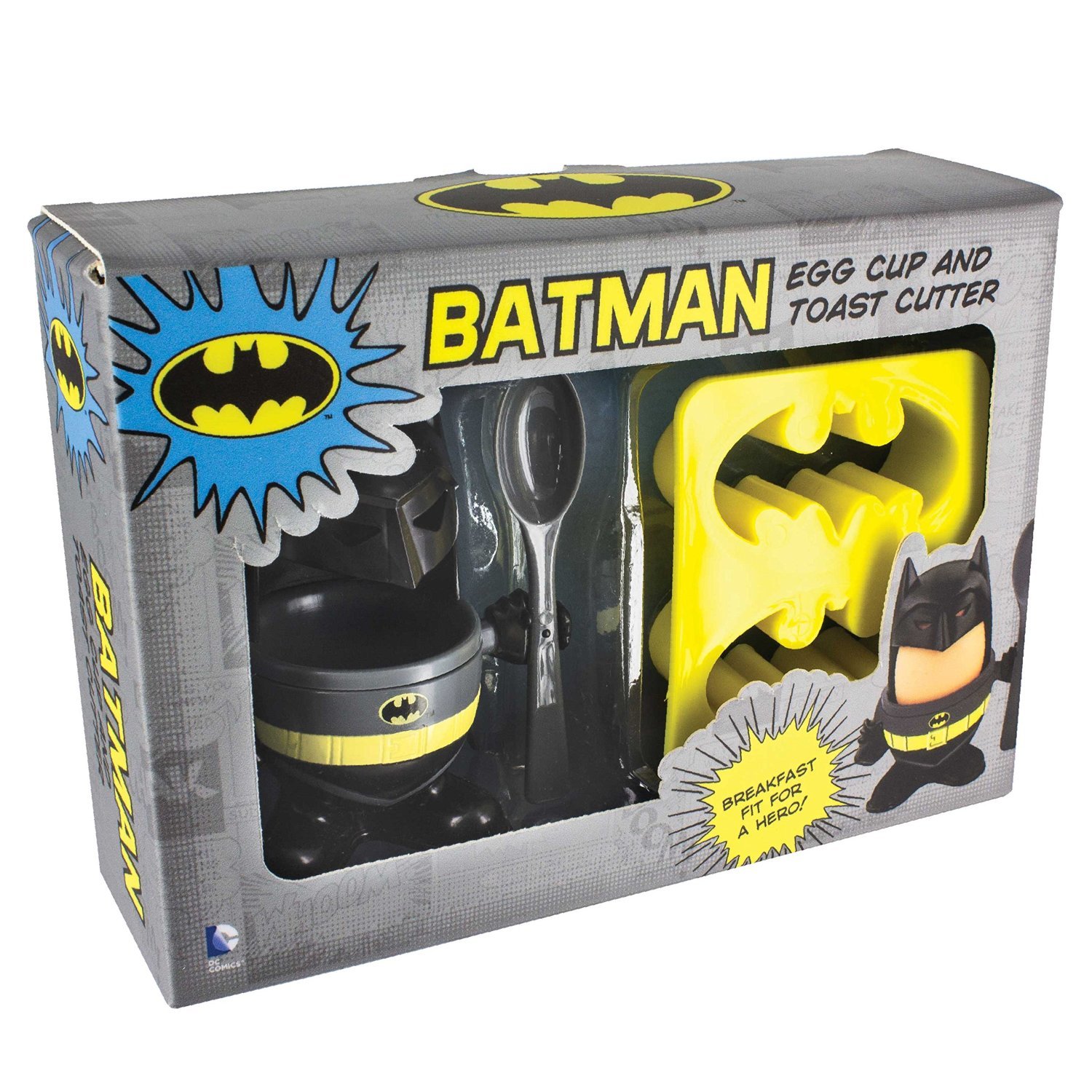 Batman: Egg Cup & Toast Stamp | at Mighty Ape NZ