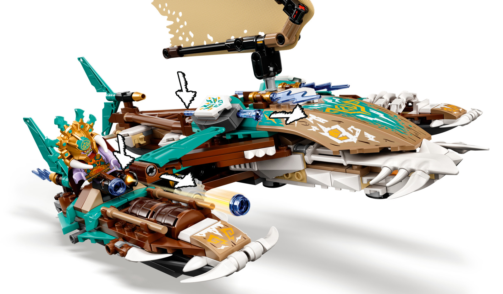 Buy LEGO Ninjago - Catamaran Sea Battle at Mighty Ape NZ