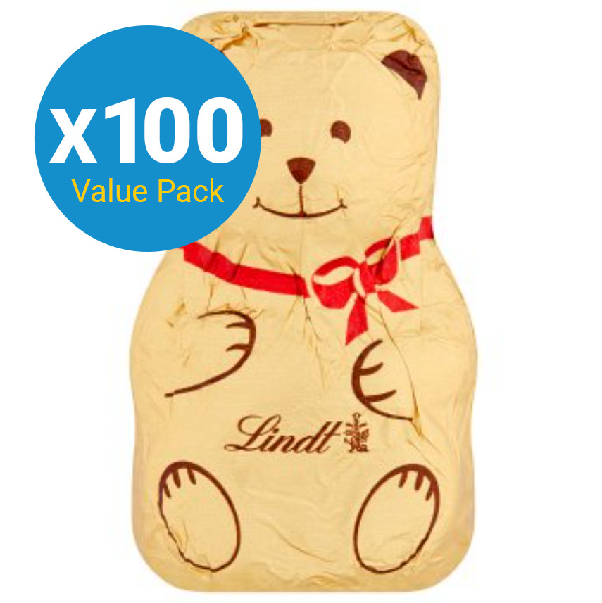 Lindt: Mini Teddy - 10g (Pack of 100) | at Mighty Ape NZ