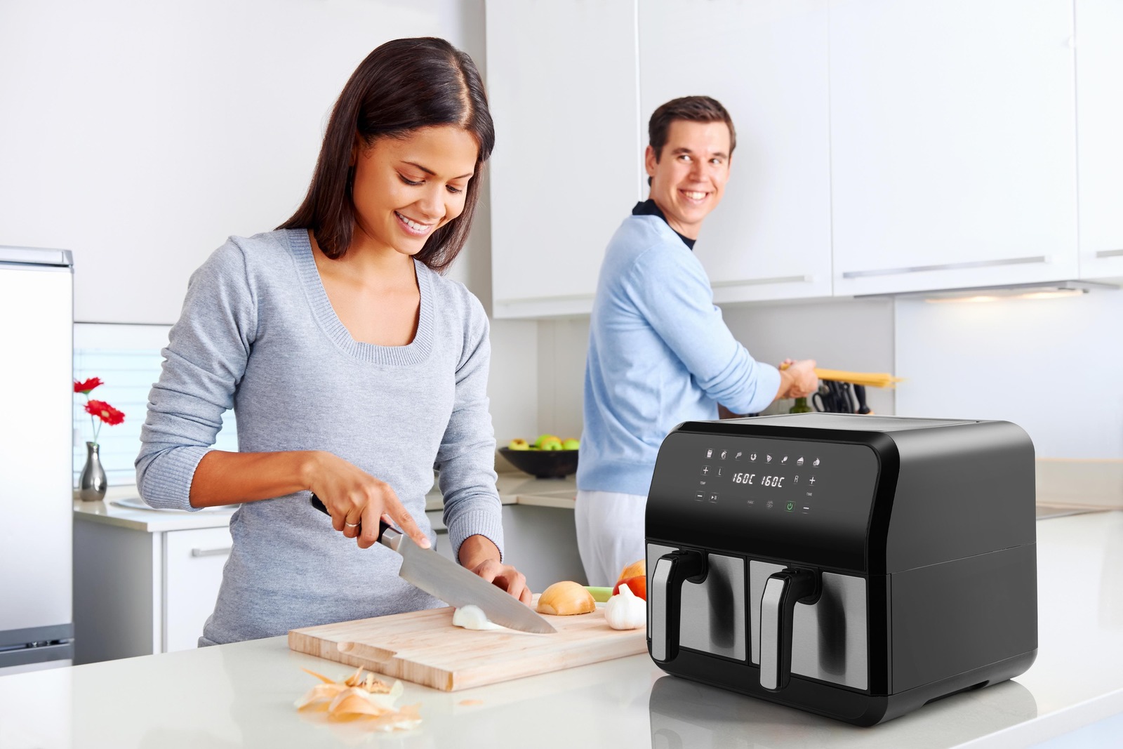 Buy Kogan 8L 1700W Dual Zone Air Fryer Oven at Mighty Ape NZ