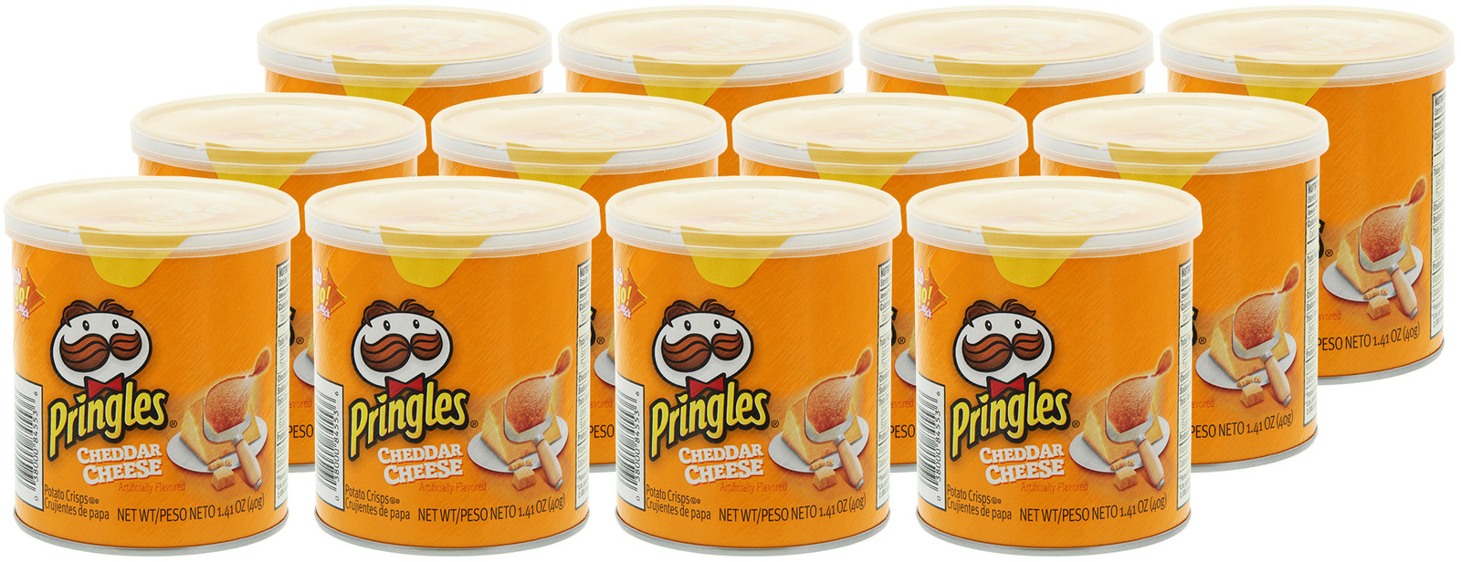 Pringles Grab & Go Small Cheddar Cheese 40g 12 pack | at Mighty Ape NZ
