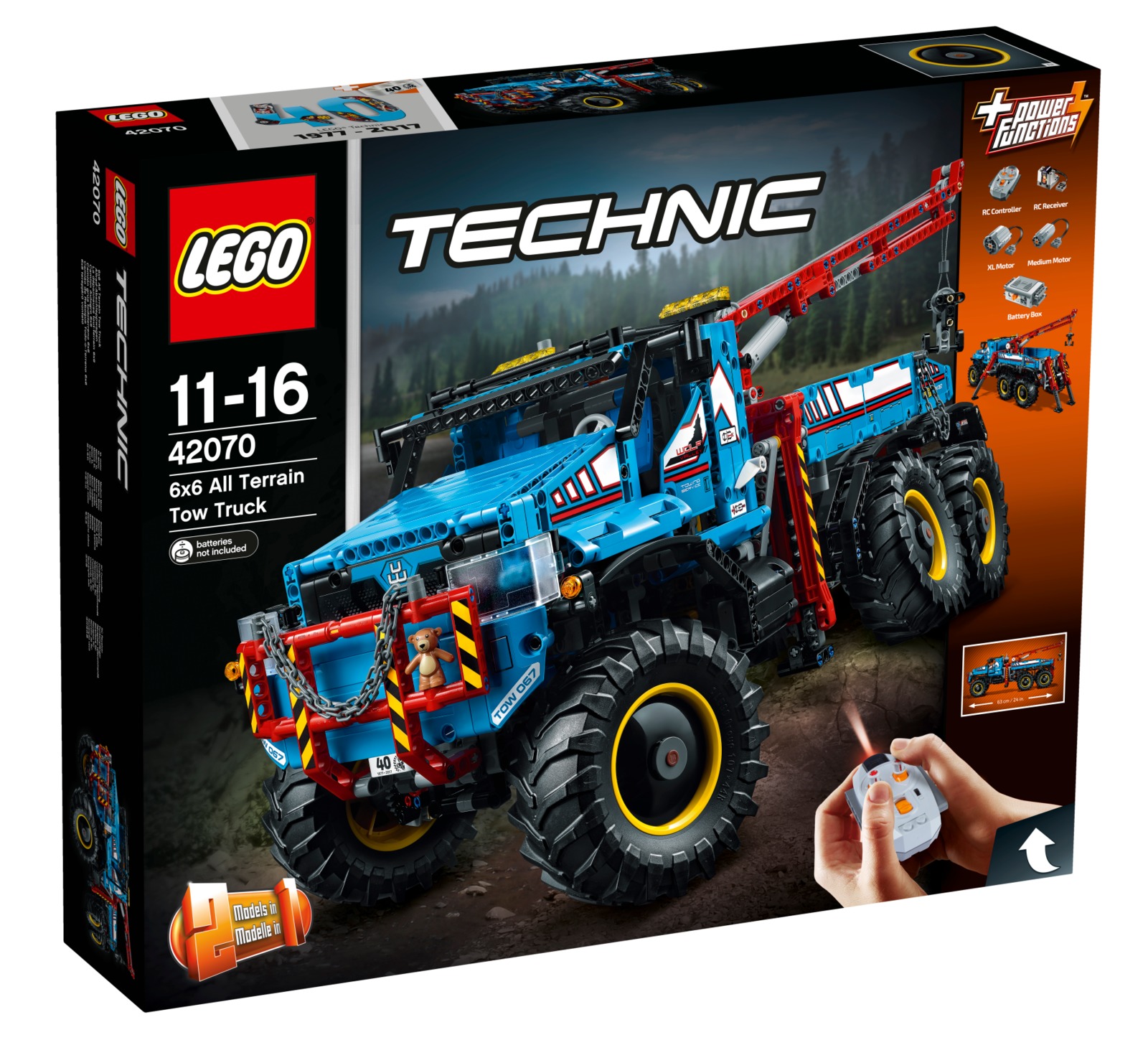 Buy LEGO Technic: 6x6 All Terrain Tow Truck (42070) at Mighty Ape Australia